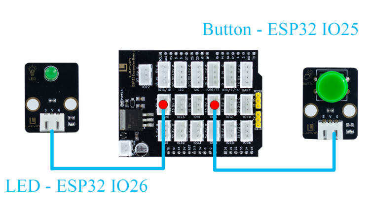 Course 1：Button_LED — ESP32 IoT Learning Kit documentation